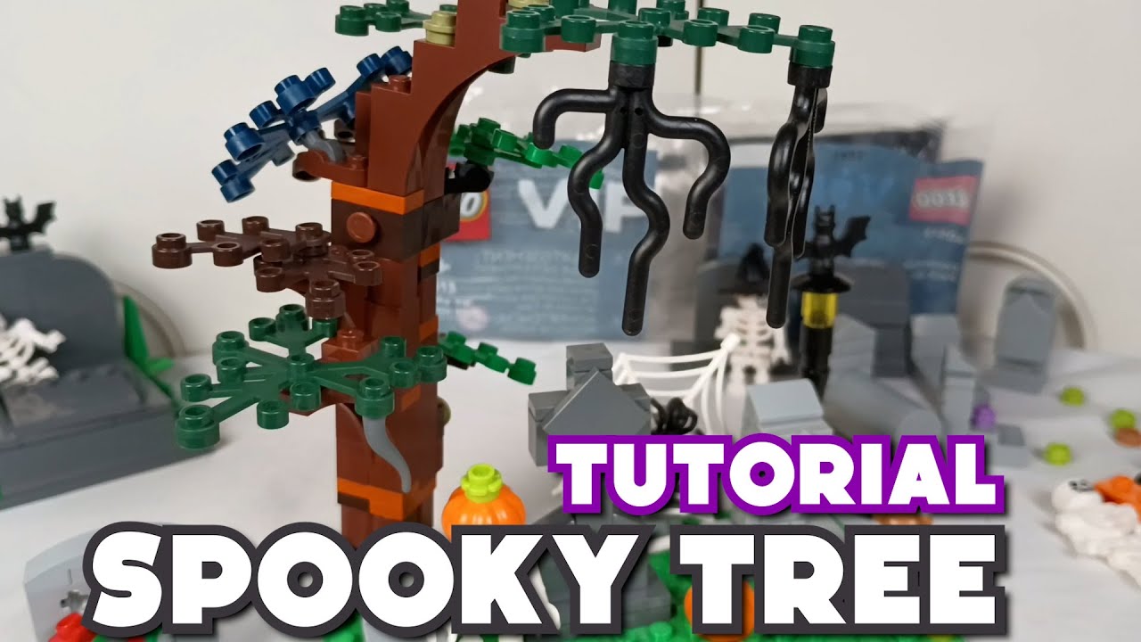 Lego Tutorial - Build A Spooky Halloween Tree | Custom Instructions ...