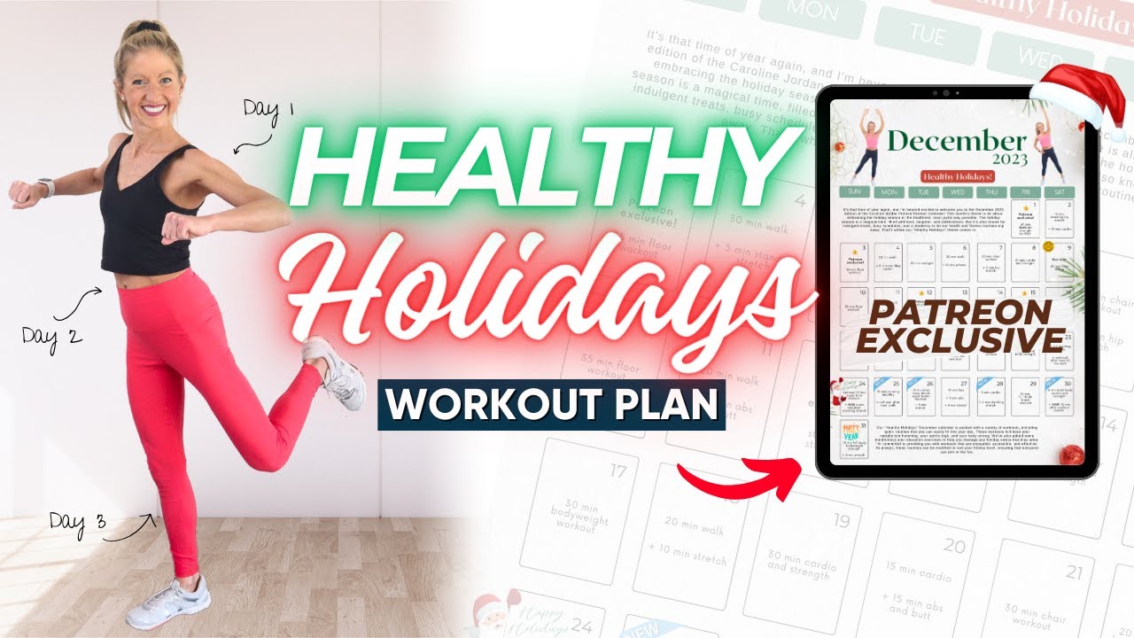 Follow Along Workout Program December 2023 : Healthy Holiday Theme ...