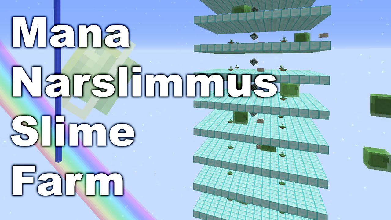 Botania | Slime mana farm | Narslimmus | Tutorial - YouTube