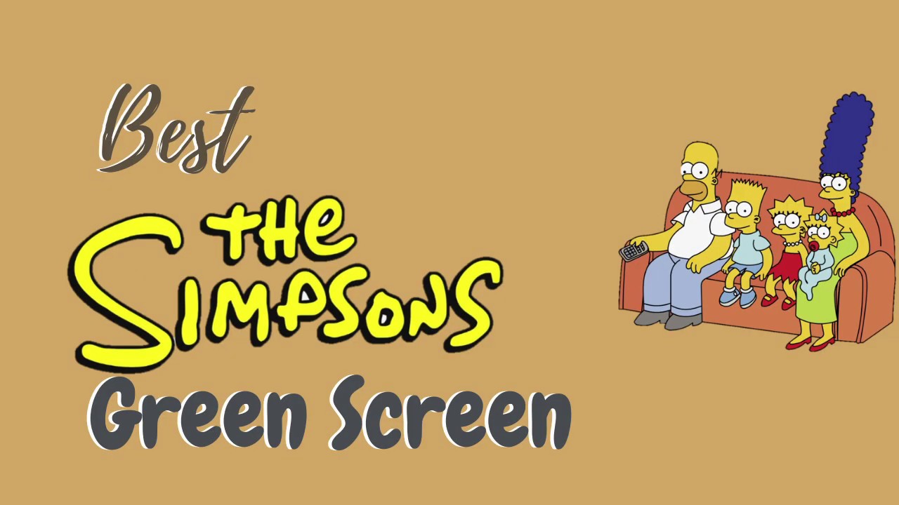 Aesthetic The Simpsons Green Screens [Animation] 2020 - YouTube