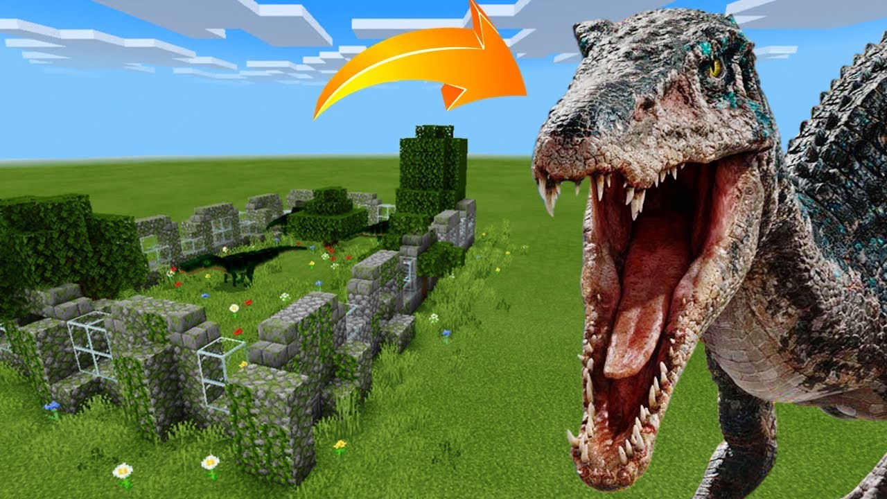MCPE: How To Make a Baryonyx Farm - YouTube