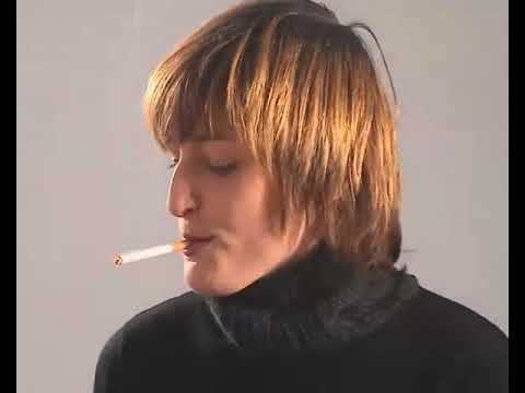 Angelina smoking cigarettes#  smoking girl model#  exhaling