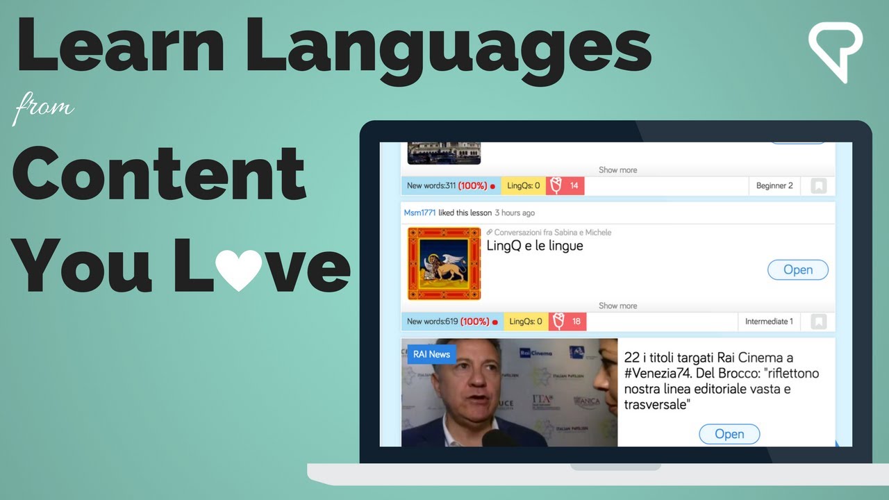 Interesting Content: Key to any Language Learning App - YouTube