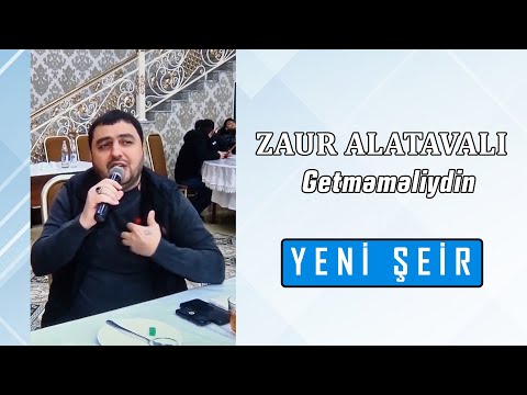 Zaur Alatavalı - Yarım, məni həsrətdə qoyub getməməliydin (Yeni Super Şeir)