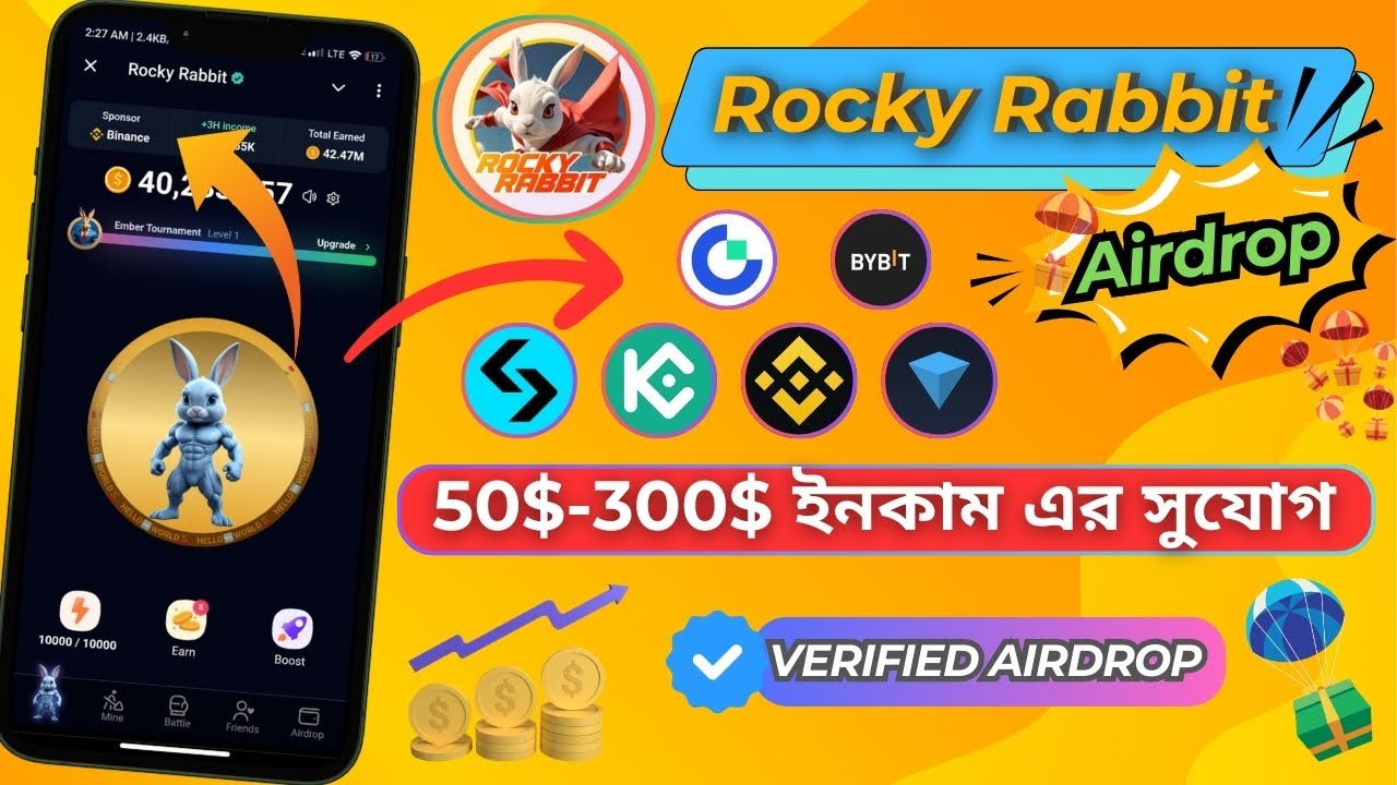 Rocky Rabbit Airdrop | Rocky Rabbit Mining Airdrop | Crypto Airdrop ...