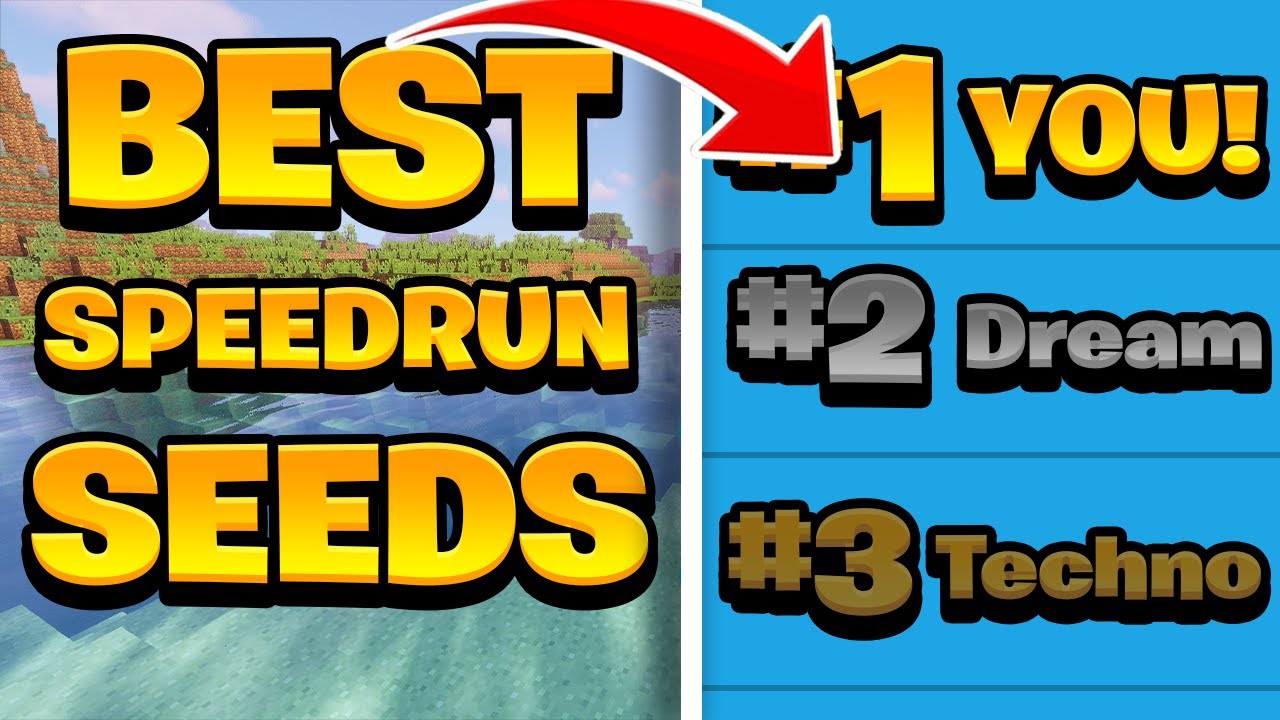 Minecraft's BEST SPEEDRUN SEEDS! - YouTube