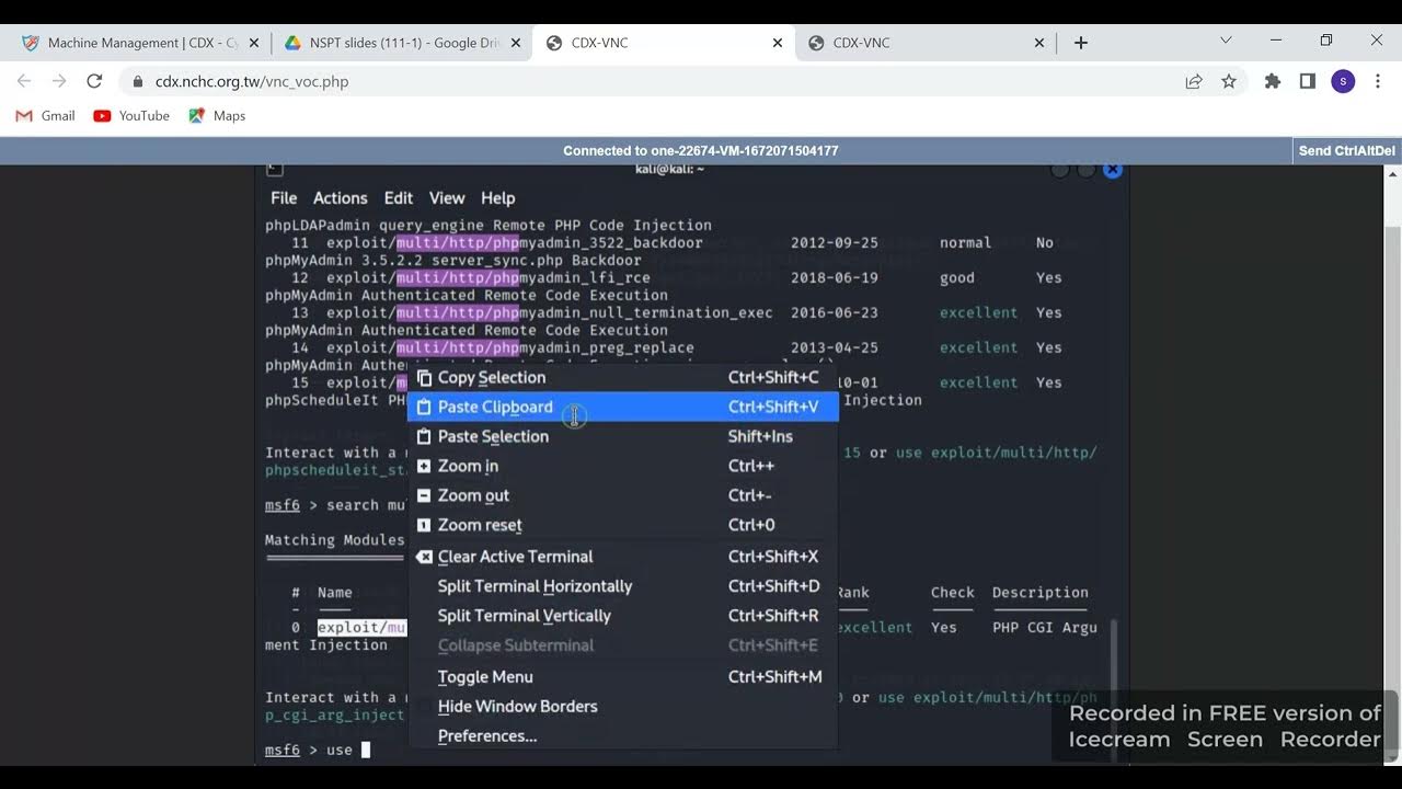 PHP CGI Argument Injection Metasploit Demo - YouTube