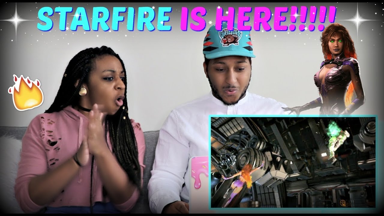 Injustice 2: Introducing Starfire! (Starfire Gameplay + Special) REACTION!!!! - YouTube