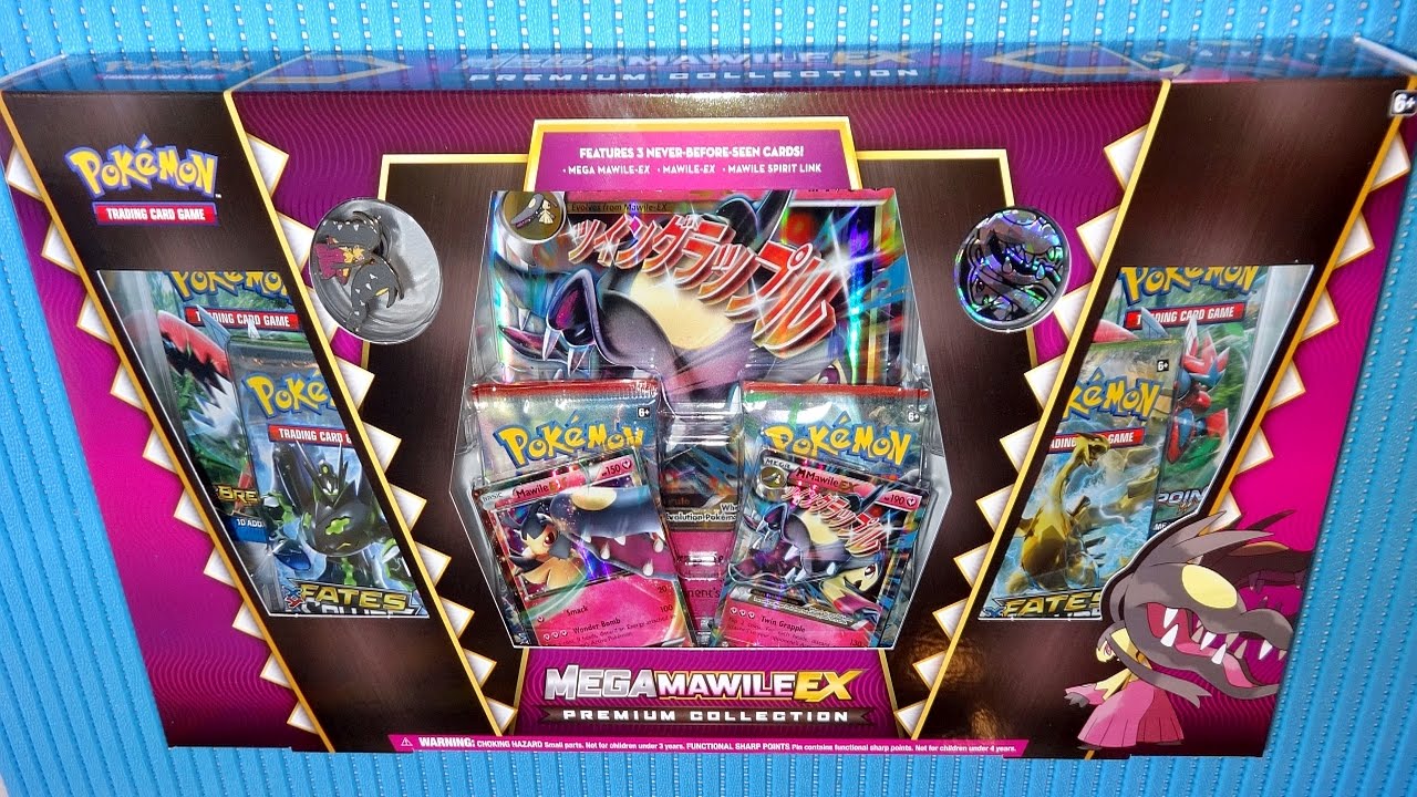 2016 Pokémon TCG: Mega Mawile EX Premium Collection Rare Promo Cards ...