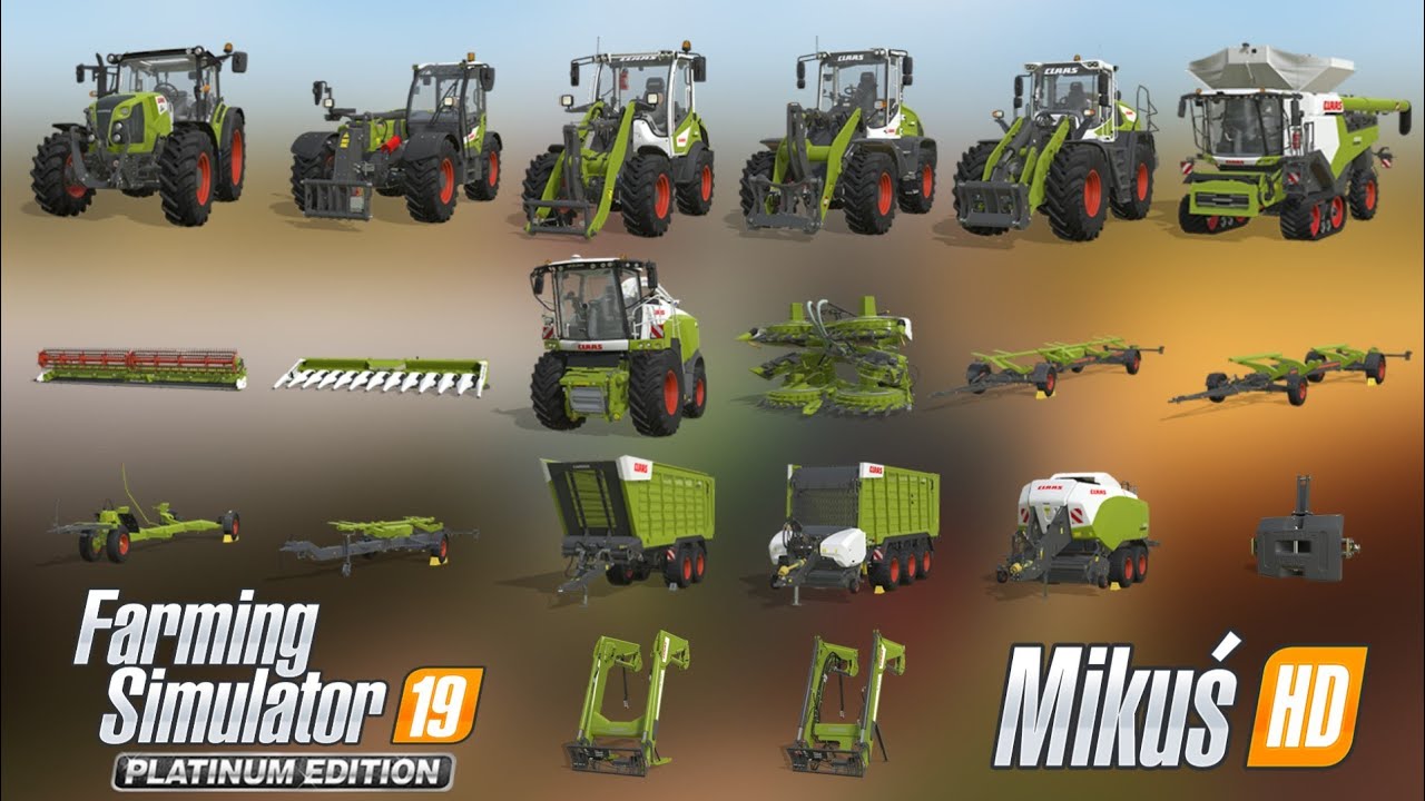 Farming Simulator 19 DLC Platinum All Vehicles, Harvesters and ...