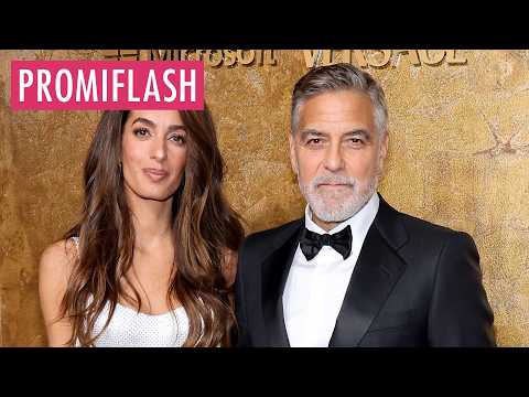 George Clooney mit Amal zurück im Lokal ihrer Traumhochzeit