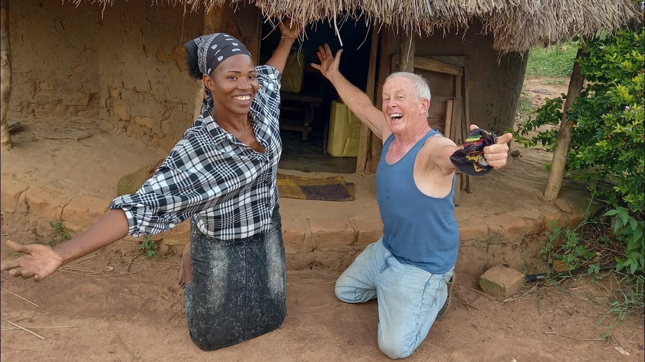 I love it here in Africa than America// White man Living off grid in ...