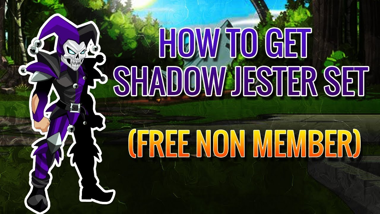 AQW How to get Shadow Jester Set (Free!) - YouTube