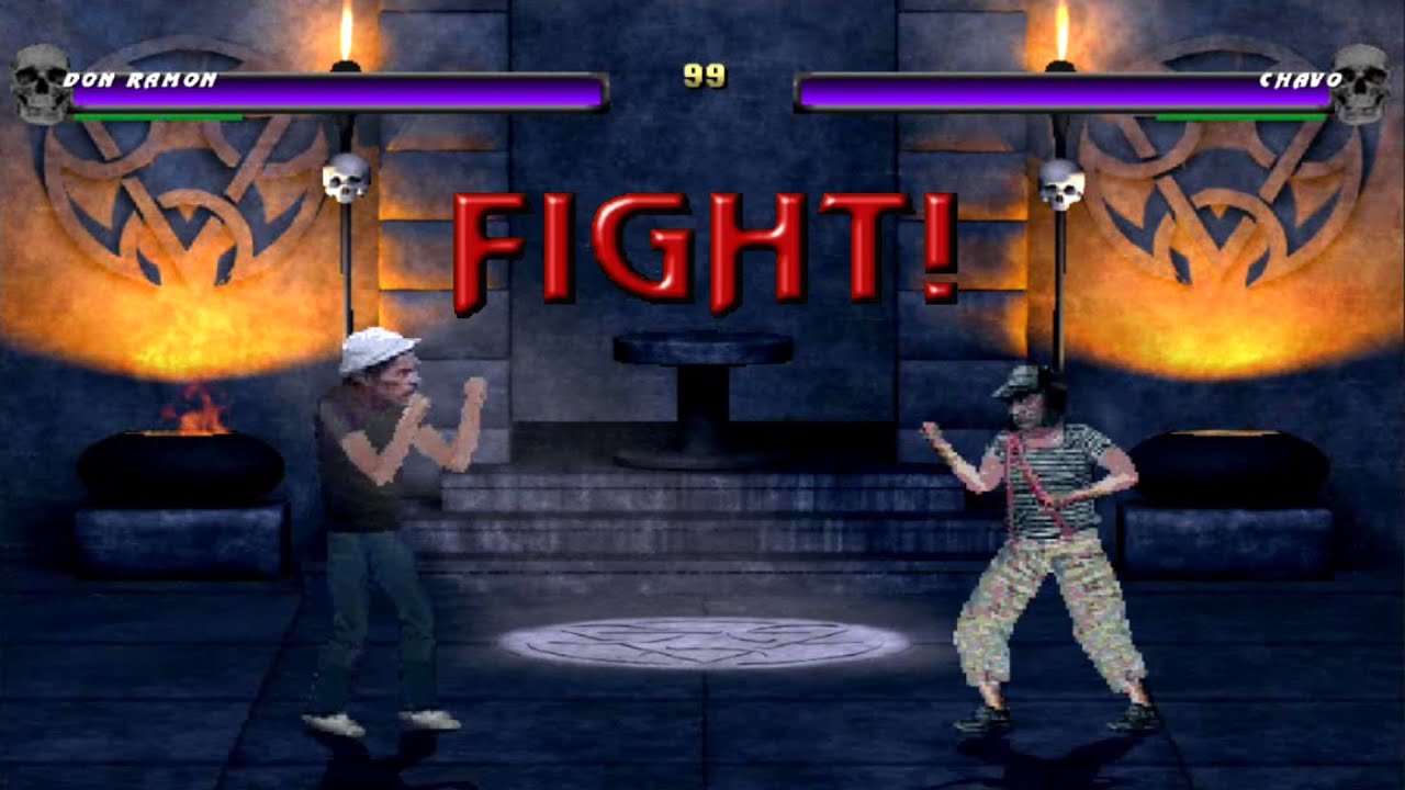 Mortal Kombat The Dragon Tournament - Don Ramon vs El Chavo - YouTube