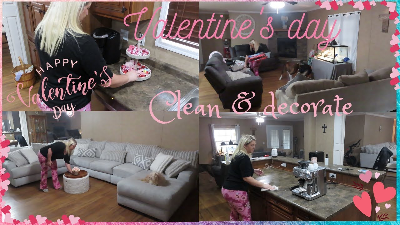 Valentine clean an decorate with me 2023 - YouTube