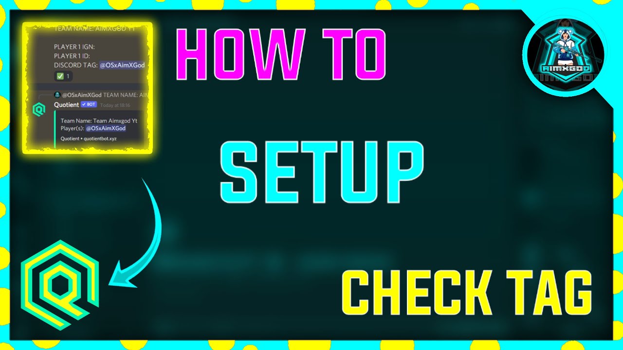 HOW TO SETUP CHECK TAG?? | QUOTIENT BOT | DISCORD - YouTube