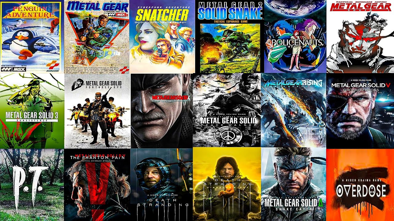 The Evolution of KOJIMA PRODUCTIONS Games (1986-2025) - YouTube