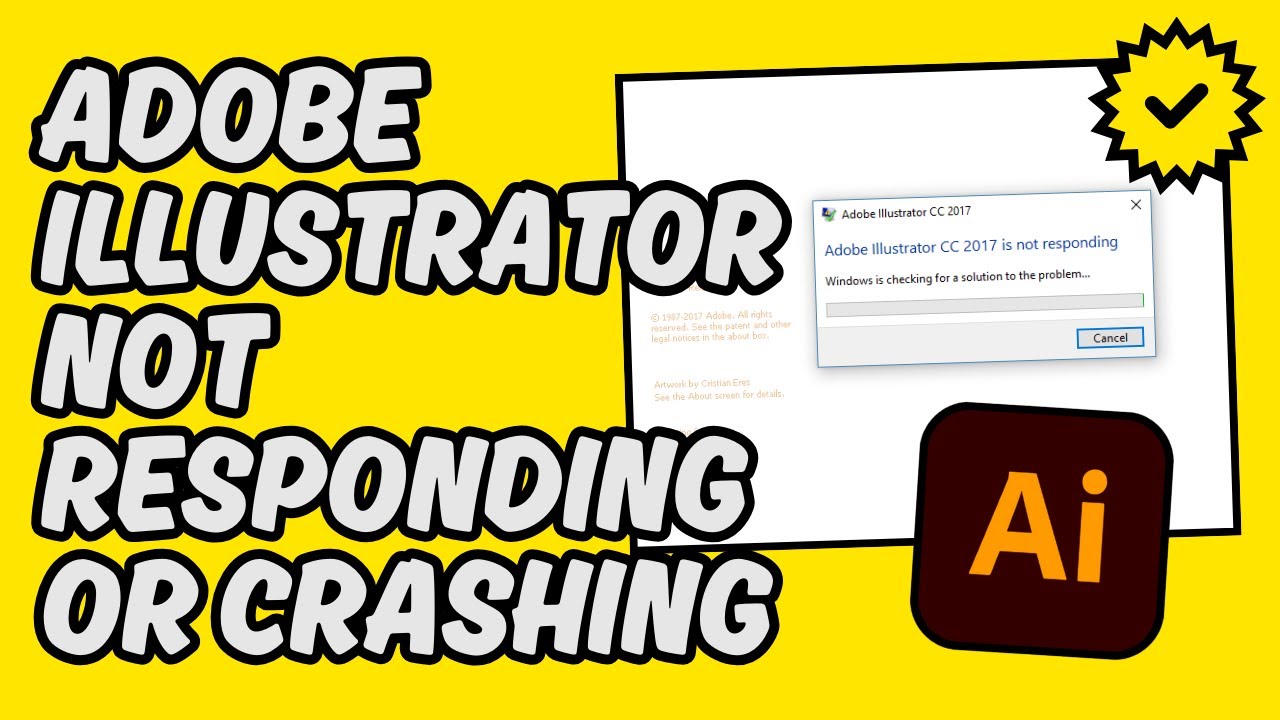 [Easy Fix] Adobe Illustrator Not Responding or Crashing - YouTube