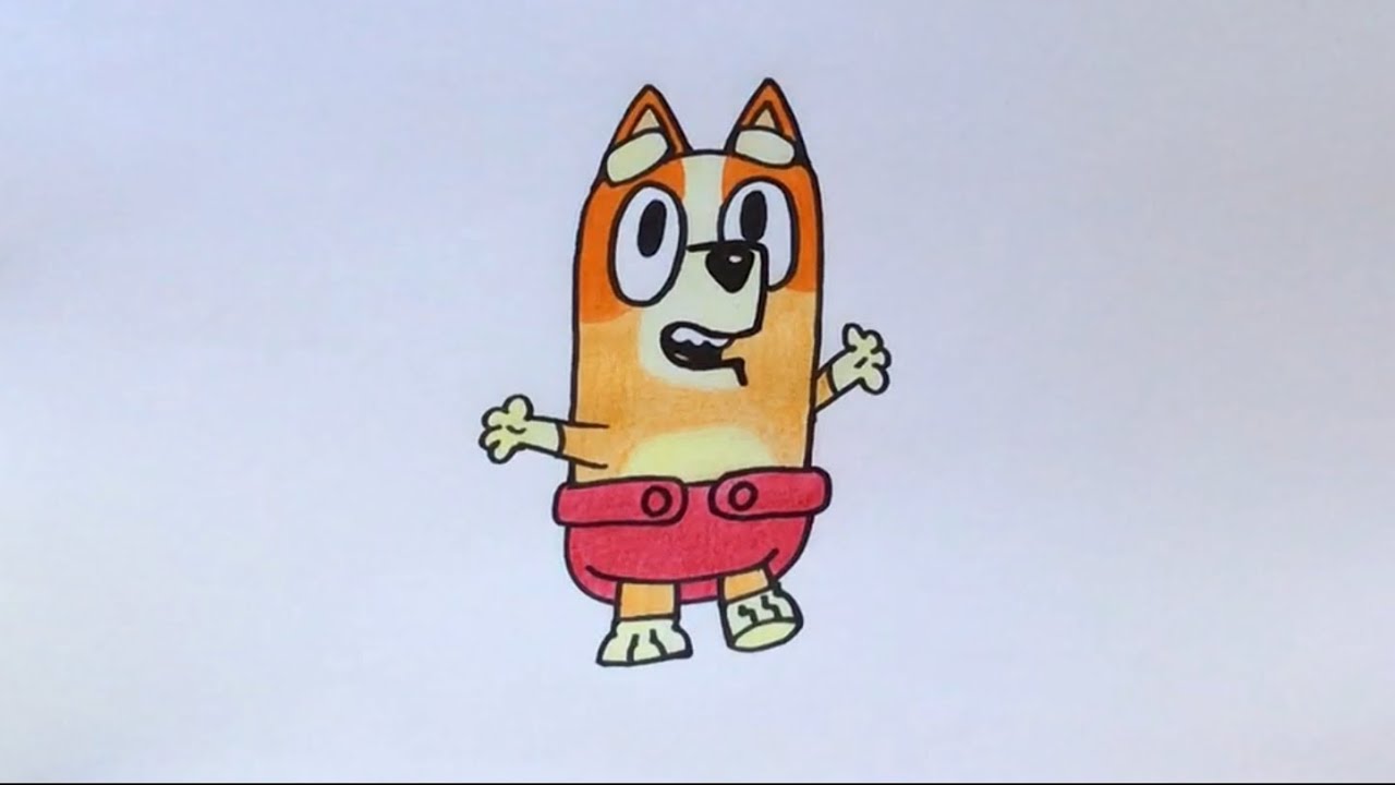 How to draw Baby Bingo ️ From Bluey - YouTube