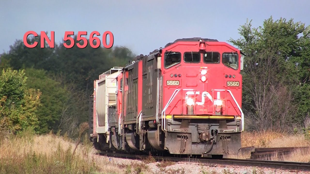 CN 5560 East, an SD60F by Irene, Illinois on 9-29-2013 - YouTube
