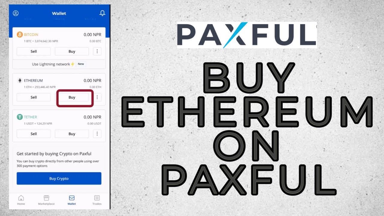 How to Buy Ethereum on Paxful Wallet 2022? - YouTube