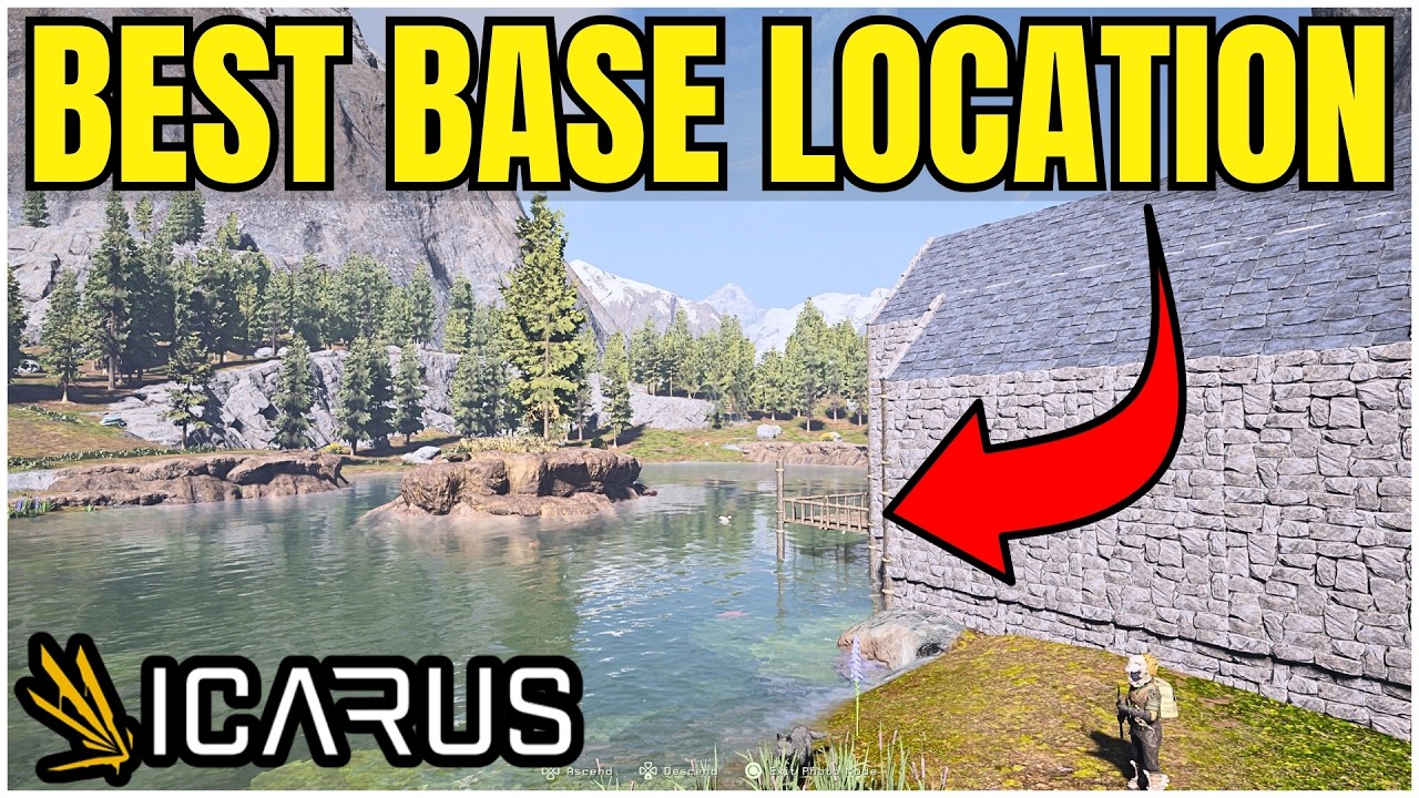 Icarus Best Base Location On Olympus Map: Console Edition - YouTube