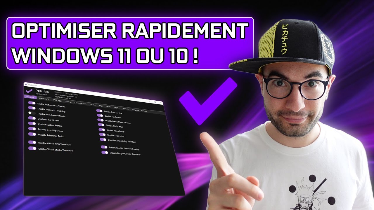 OPTIMISER RAPIDEMENT WINDOWS 11 ou 10 [TUTO 2023] : Hellzerg Optimizer - YouTube