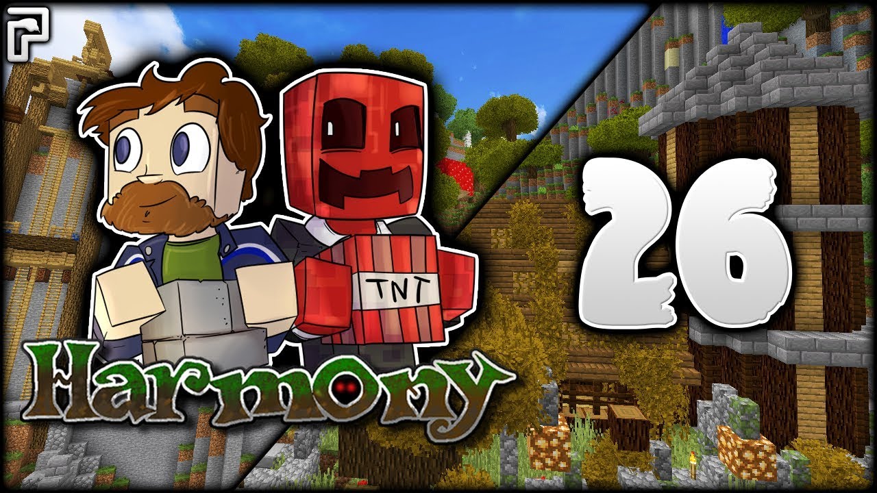 Minecraft Harmony | Mountain Elevator & Mini Silo Build! | Multiplayer ...