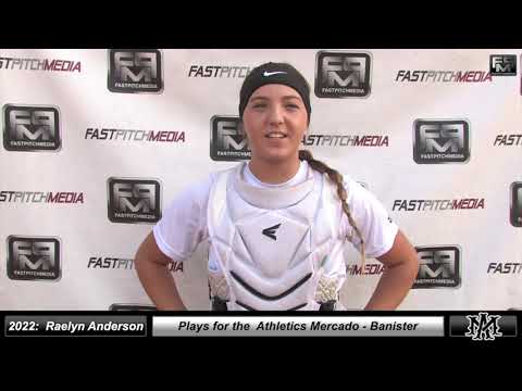 2022 Raelyn Anderson Athletic Catcher Softball Skills Video - Athletics ...