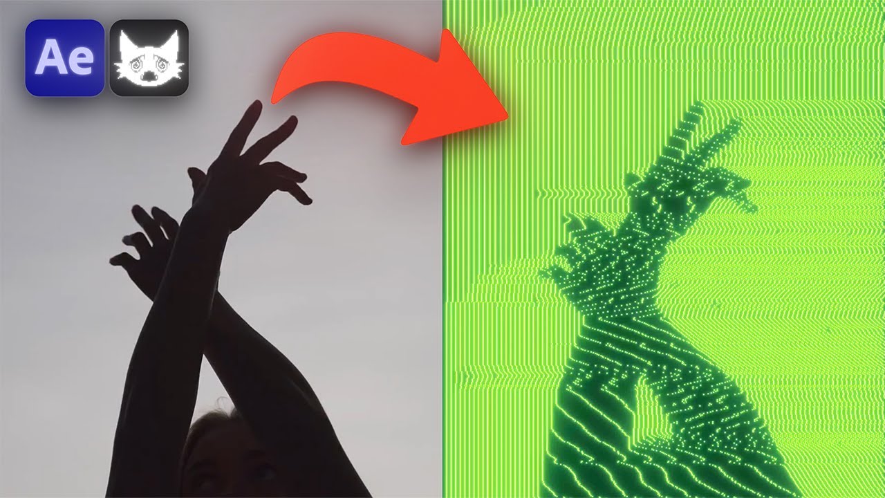 Create EDITABLE CRT Glitch Art Effects on Videos | AE & Dither Boy Tutorial - YouTube