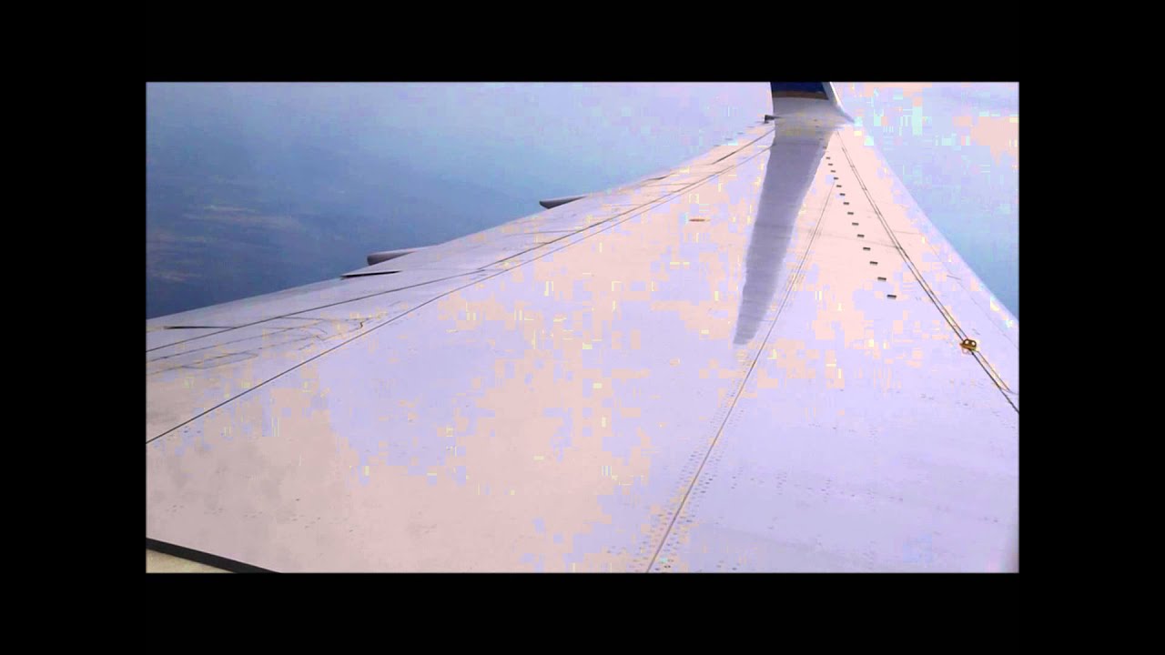 Boeing 757 Leading Edge Slats move into position 1 - YouTube