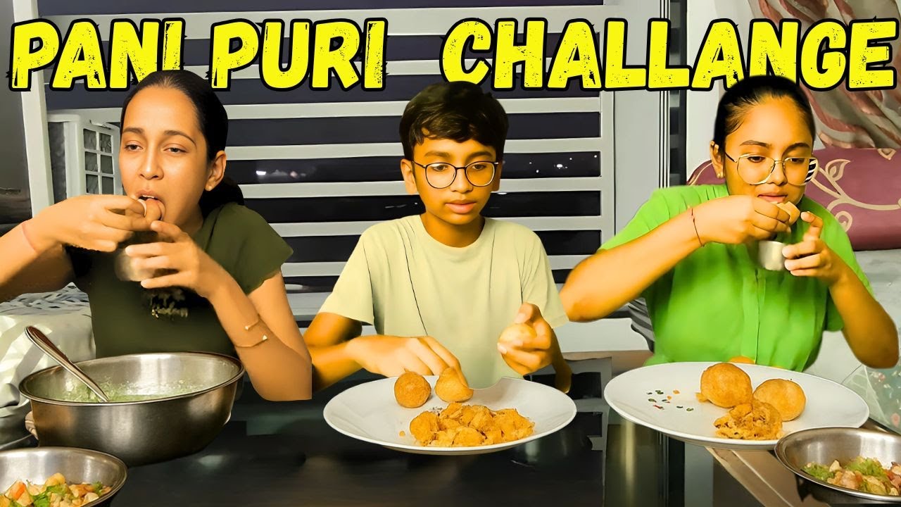 Pani-Puri Eating Challenge 😵‍💫😋 | Amee Patel - YouTube
