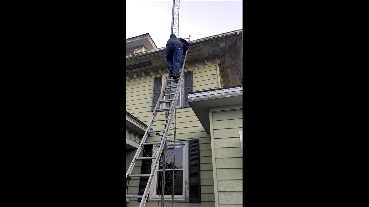 Scary ladder - YouTube