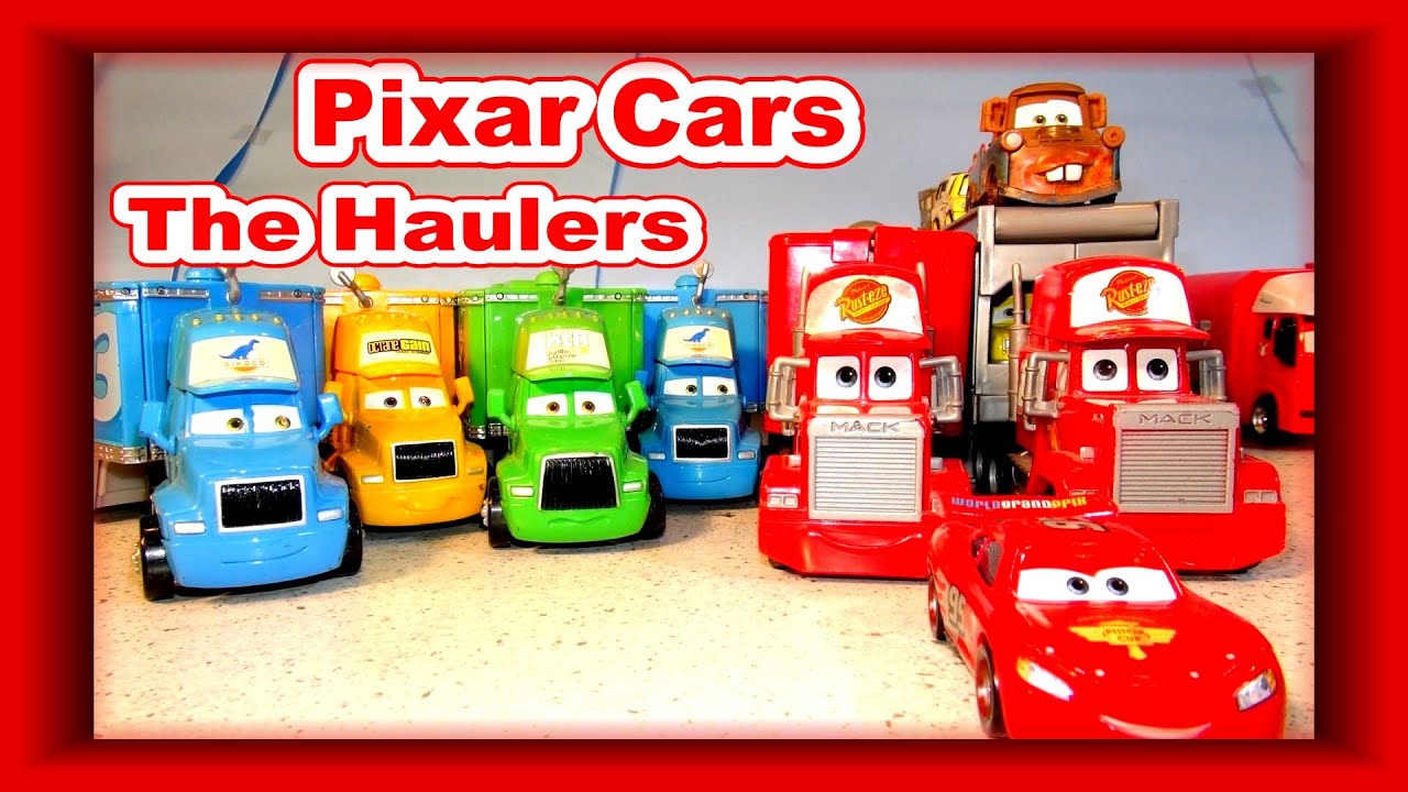 Pixar Cars Haulers Lightning McQueen and Bonus Re Enactment of The ...