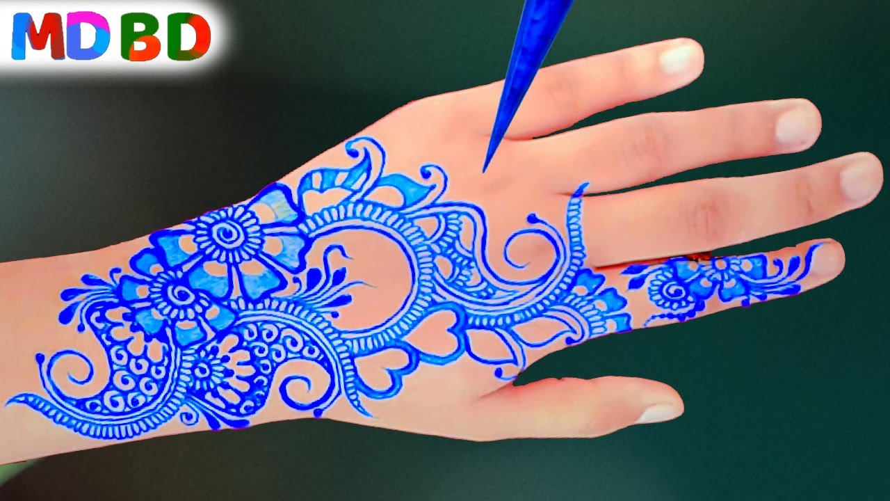 Simple Mahadir Dijain || Mehndi Design || Mahdi Ka Dizain || Mehendi ...