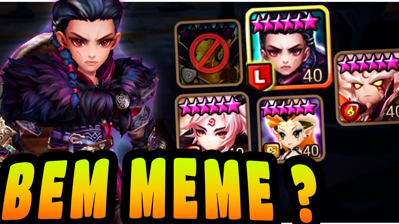 ANÁLISE REPLAY RTA COM A EIVOR ESCURIDÃO ! SÓ TEM MEME... #summonerswar ...