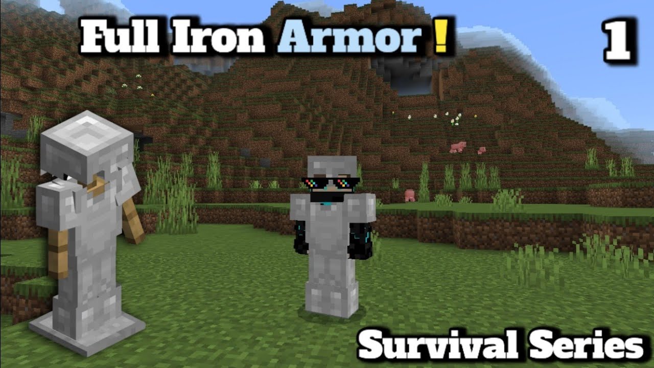 Full Iron Armor | Minecraft Survival Series Ep 1 | NAYAN - YouTube