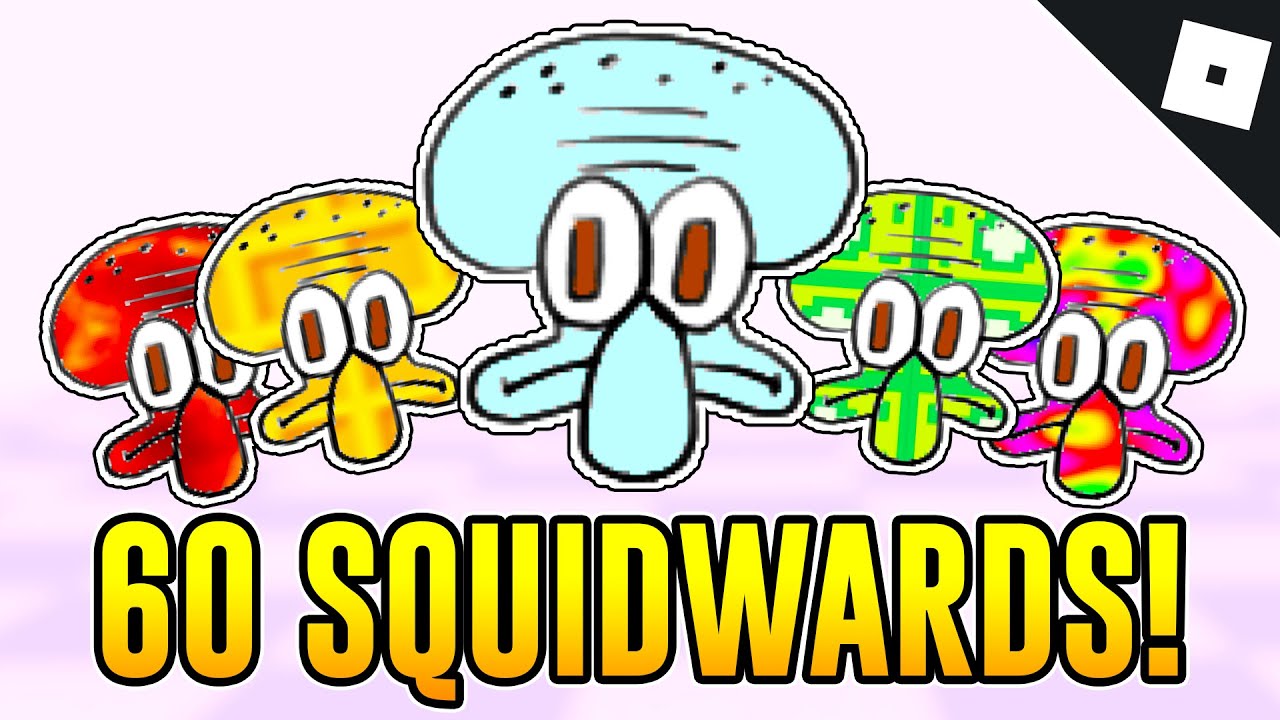 How to get ALL 60 SQUIDWARD BADGES in FIND THE SQUIDWARDS | Roblox ...