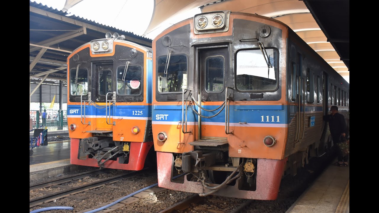 [SRT]泰國國家鐵路209次普通列車三等座乘車記錄 State Railway of Thailand Ordinary train no.209 Third Class Journey ...