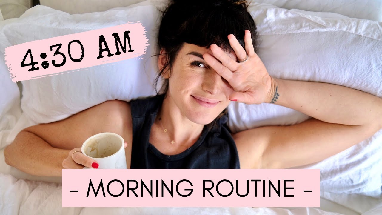 4:30AM MORNING ROUTINE | Waking Up Early Changed My Life! | Shenae ...
