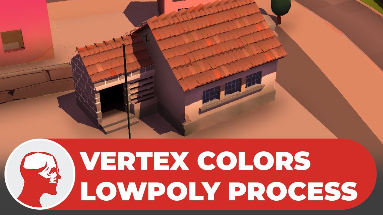 FULL LENGTH - Vertex Colors Lowpoly Process - YouTube