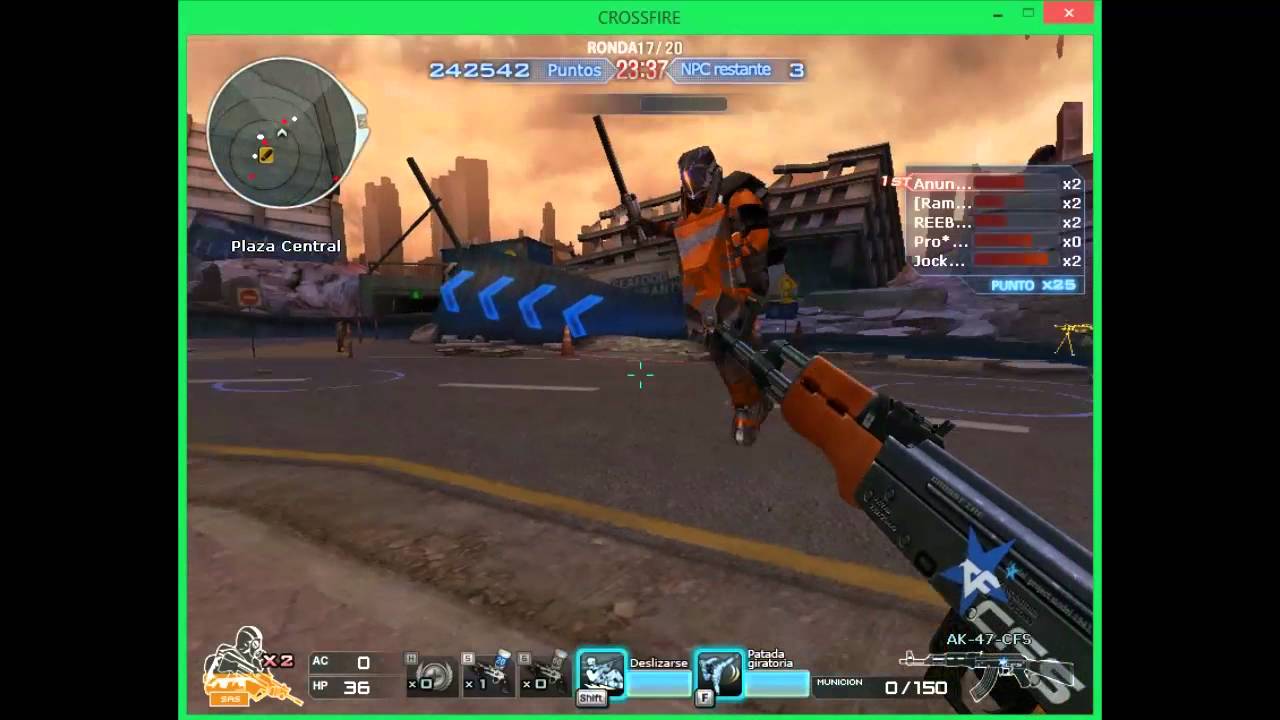 Crossfire Supervivencia zombie - YouTube