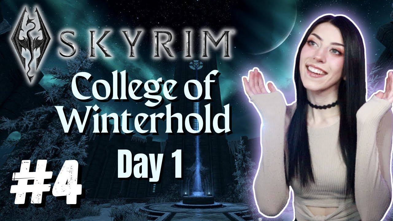 Going to Wizard School! - Day 1 | [EP. 4] Skyrim Anniversary Edition ...