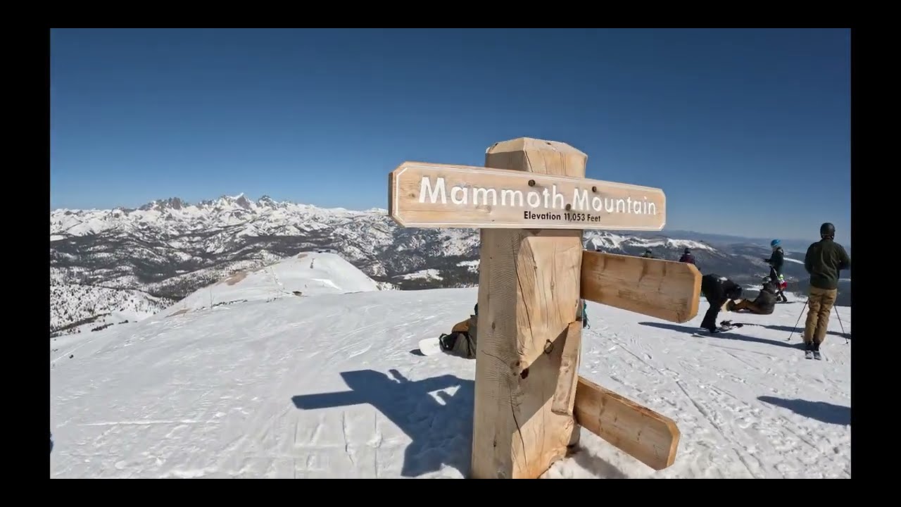 Spring Skiing Mammoth - Cornice Bowl (4/21/2024) - YouTube