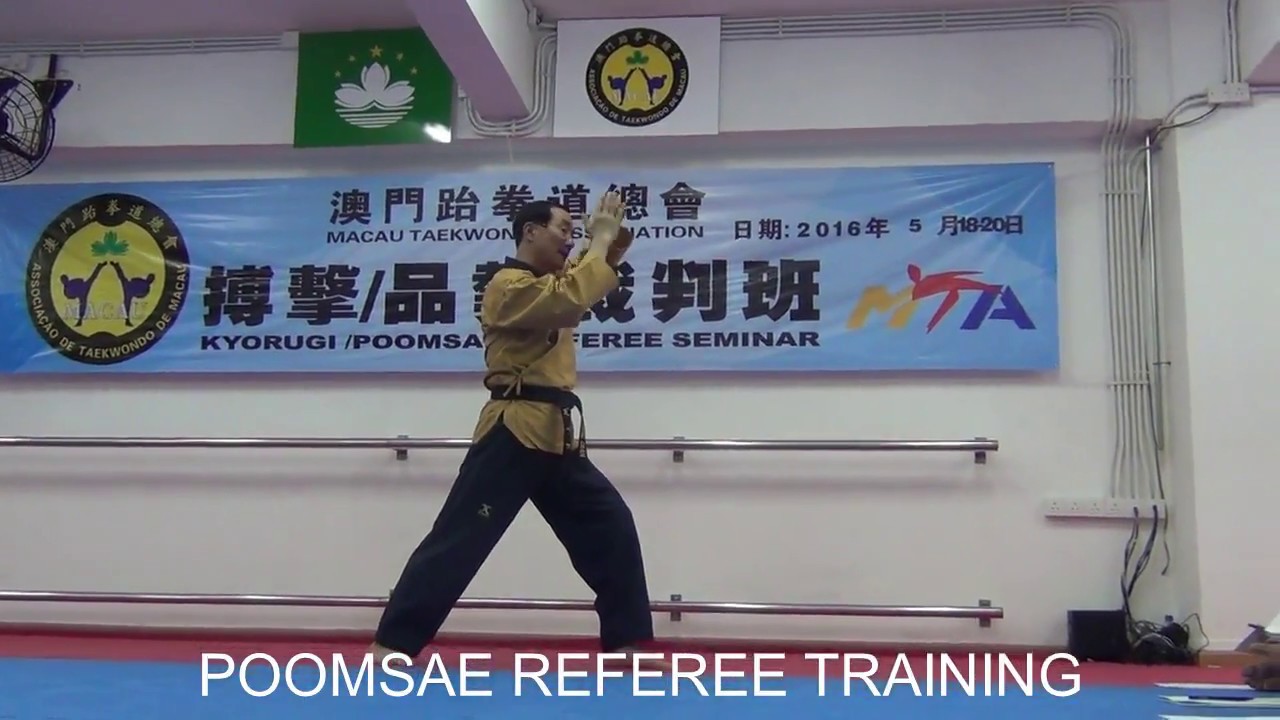 POOMSAE TRAINING Part-2 - YouTube