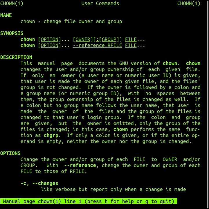 The 'chown' Command In Linux - YouTube