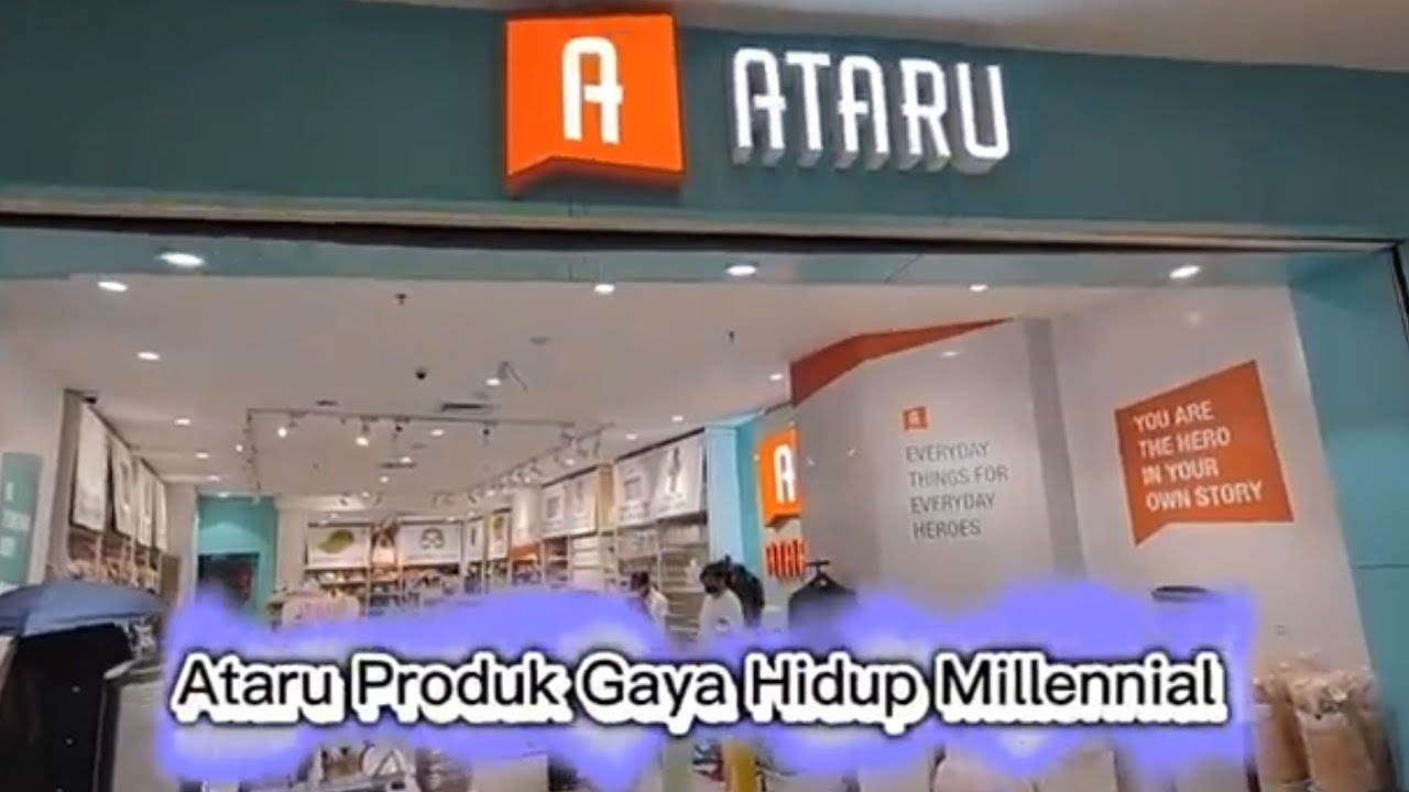 Ataru Produk Gaya Hidup Millennial, Pakuwon Mall Surabaya - YouTube