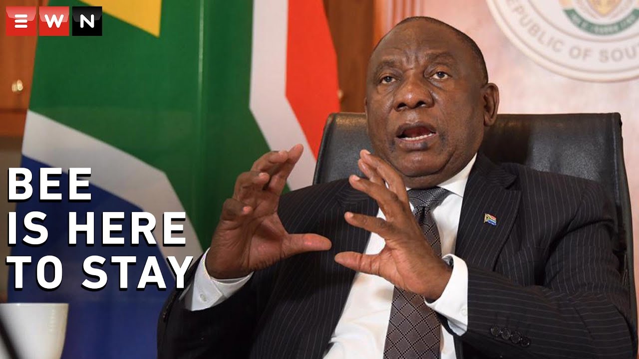 Ramaphosa to Groenewald: BEE is here to stay - YouTube