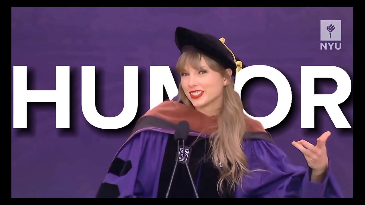 Taylor Swift humour | Graduation Speech - YouTube