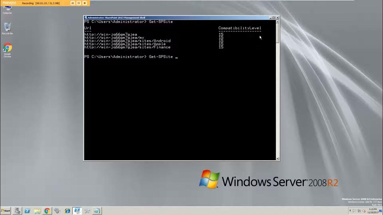 Microsoft SharePoint PowerShell Cmdlet - Get SPSite - YouTube